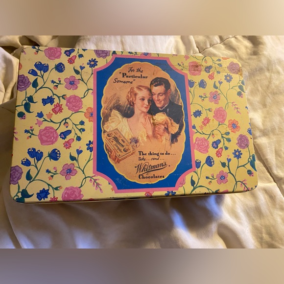 Whitmans Sampler | Other | Vintage Romantic Whitmans Sampler Tin Box ...